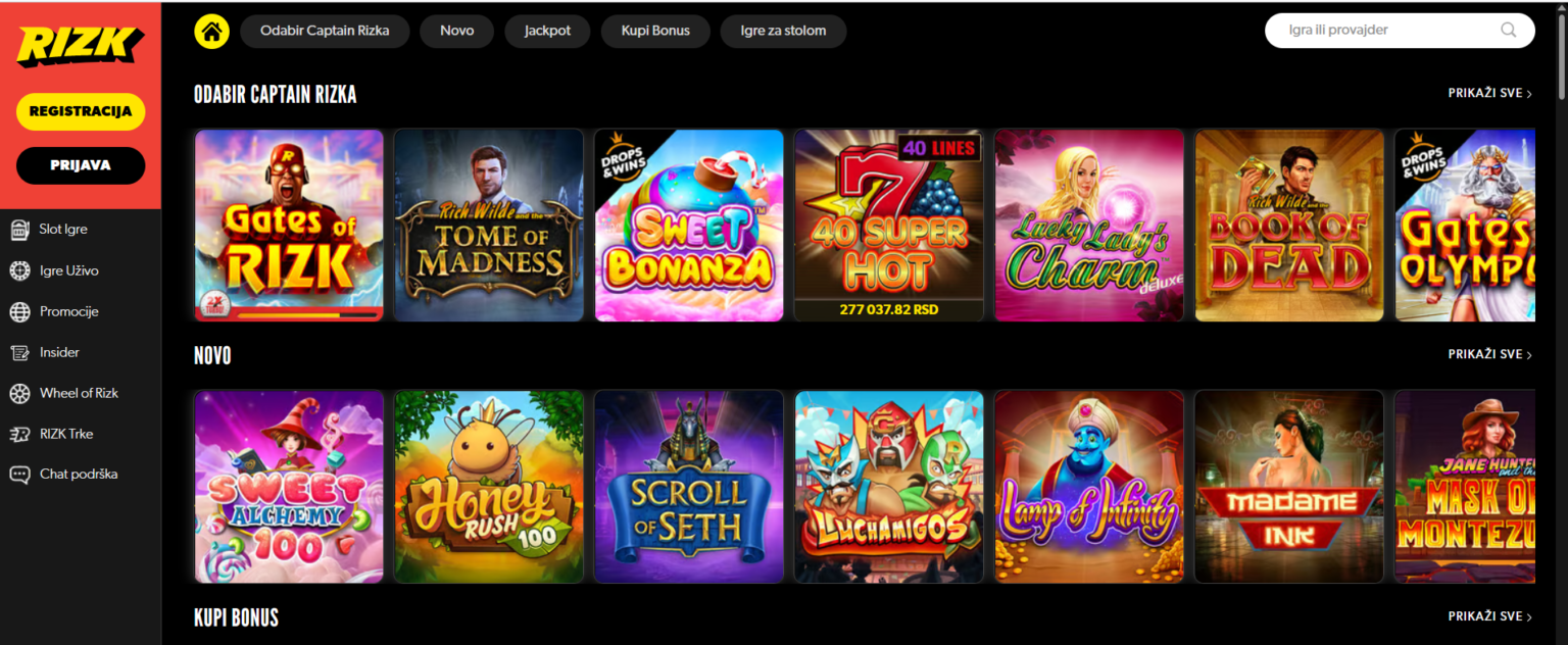 Rizk Srbija - Live Kazino